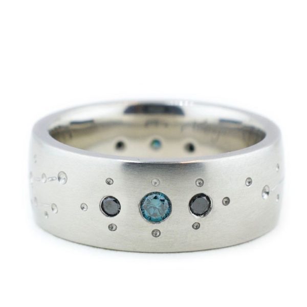 Men’s Matching Cosmic Wedding Rings| Men’s Wedding Rings