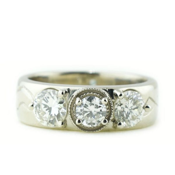 Mountain Range Engagement Ring | Custom Engagement Rings