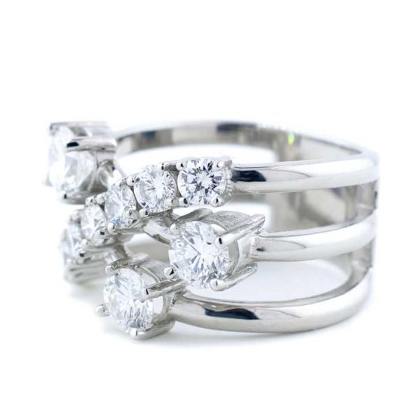 Repurposed Multi-Band Diamond Ring | Abby Sparks Jewelry