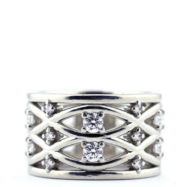 Diamond Lattice Ring | Custom Engagement Rings