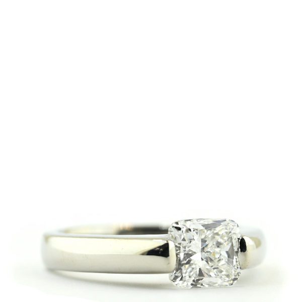 Diamond Tension Set Engagement Ring | Custom Engagement Rings