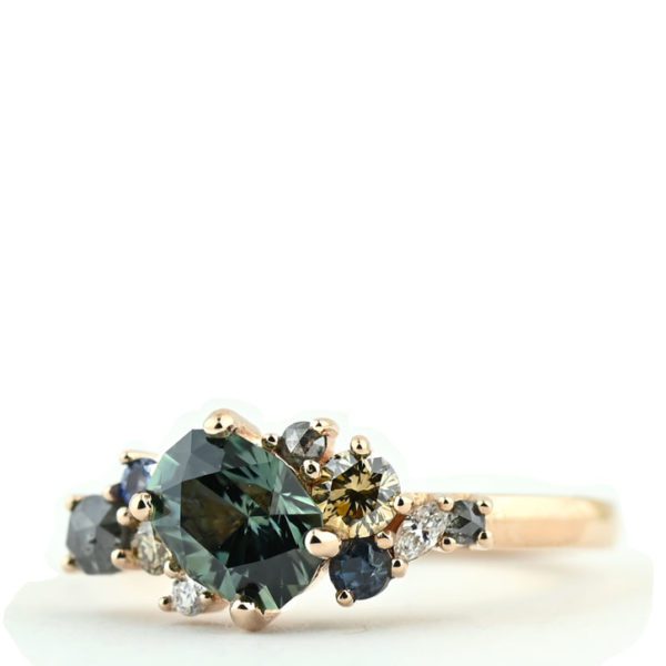 Diagonal Set Oval Engagement Ring | Custom Engagement Rings