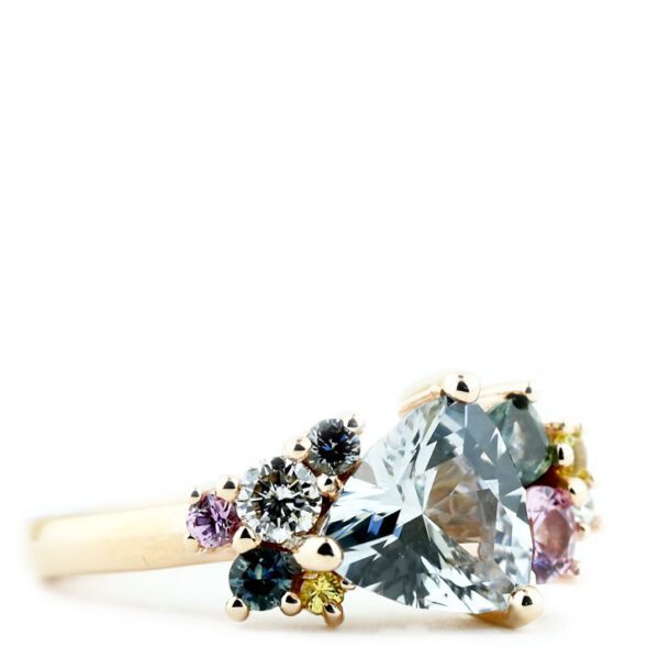 Ocean Inspired Engagement Ring | Custom Engagement Ring