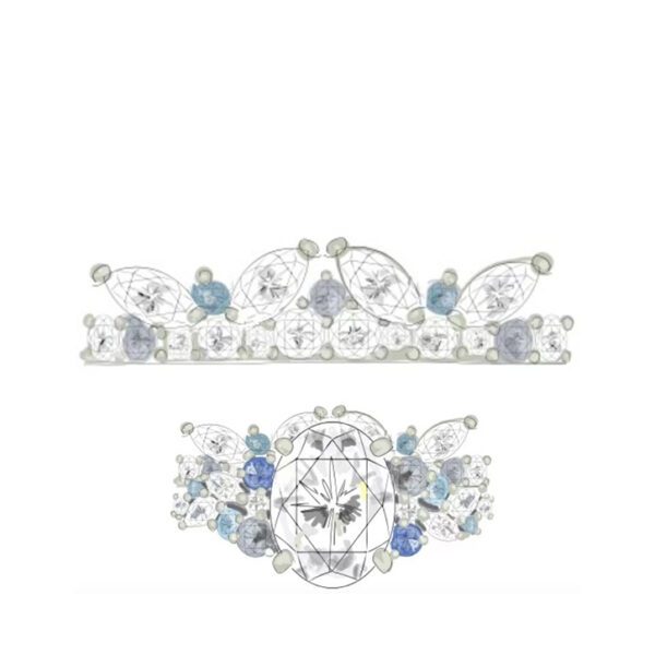 Butterfly Inspired Wedding Band | Abby Sparks Jewelry